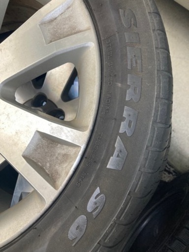 【引取希望】三菱 18インチ アルミ付タイヤ デリカ 注文 D5 純正 (18x7+38 5H/114,3) MAXTREK SIERRA S6 225/55R18