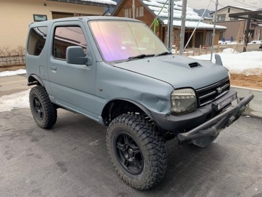 H17年 5型 ジムニー JB23W リフトアップ 10万キロ 5MT ボディリフト 改造多数 後期 クロカン オフロード (おぉ) 杉崎のジムニーの中古車｜ジモティー