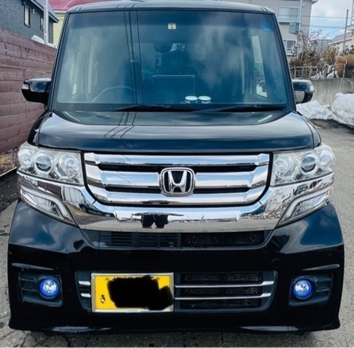 27年車‼︎ NBOX カスタム4WD GLパッケージエヌボックス (D) 真駒内のN-BOXの中古車｜ジモティー