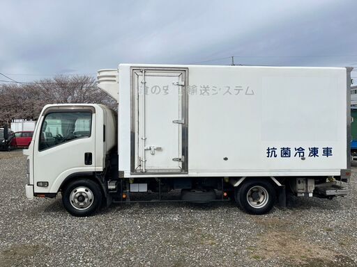 H27年式いすゞエルフパネルバン冷蔵冷凍車小型(2t・3t)2トン積載ワイドロング左サイド扉三菱重工製低温仕様-30℃設定床アルミ縞板新明和… (トラックコンフロント) 静和のその他の中古車 ...