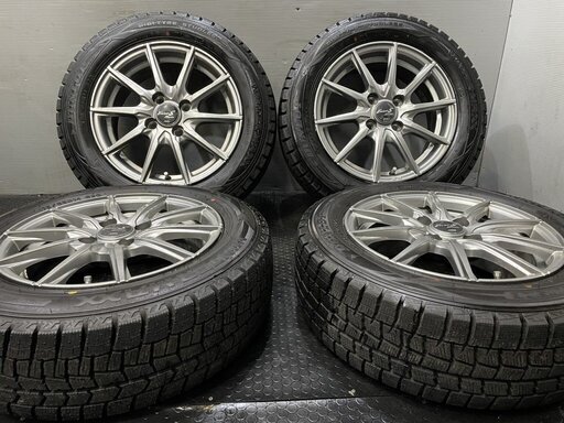 タイヤ走行短め【DL WM01 3本 WM02 1本 175/65R14】スタッドレス【MANARAY 14インチ 5.5J4HPCD100 ...