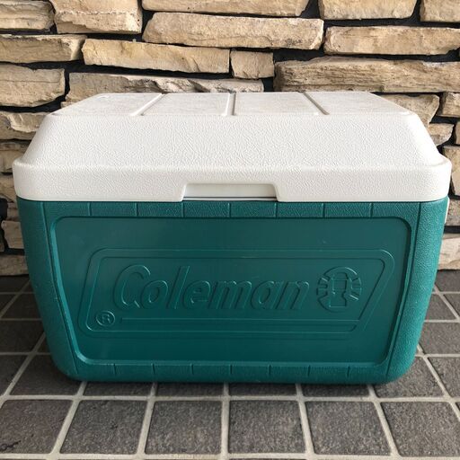 Coleman クーラーボックス model NO.5284 38L グリーン コールマン 取手付き 菊E3 (コレクトワン) 白石のその他の ...