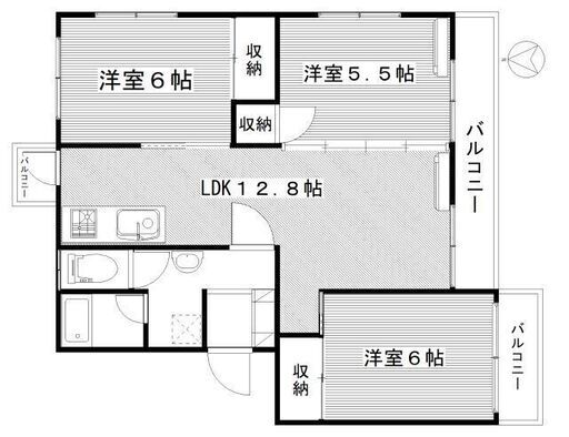 ★家電レンタル対象物件★3LDK・家賃5.0万円・家賃1ヶ月無料★サンハイツ高井 3F (たすにゃん) 群馬総社のマンションの不動産・住宅情報・無料掲載の掲示板｜ジモティー