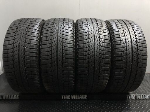 MICHELIN X-ICE 3 plus 235/45R17 17インチ スタッドレス 4本 19年製 バリ溝 audi/A4アバント/A ...