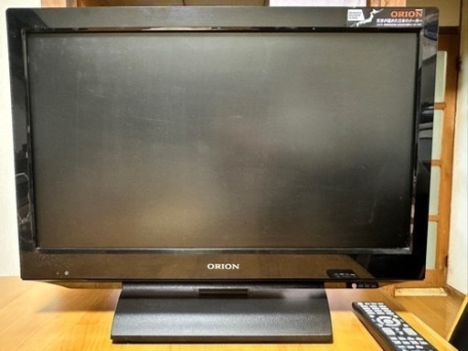 ORION 26型テレビ (なぁ) 仙台のテレビ《液晶テレビ》の中古あげます・譲ります｜ジモティーで不用品の処分