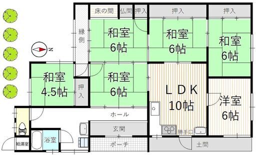 【のどかな田舎暮らし物件】★平屋建て6LDK！★駐車10台以上可！★ペット飼育相談可！★コンビニ徒歩5分！ (REON株式会社) 近江今津の一戸建ての不動産・住宅情報・無料掲載の掲示板｜ジモティー