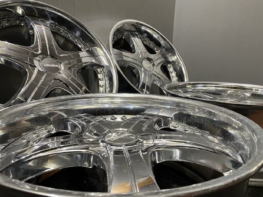 Lowenhart LD5 レーベンハート 社外ホイール 19インチ 4本 8.5J5HPCD114.3+25 深リム 希少(VHL314 ...