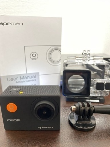 【作動美品】apeman A66 FHDスポーツ・水中カメラ (weeps) 新小岩のカメラ《水中カメラ》の中古あげます・譲ります｜ジモティーで不用品の処分