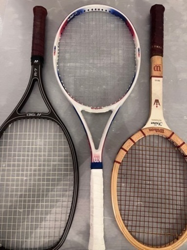 【3本set】テニスラケット wilson pro yonex r-7 (FBF) 東郷のテニスの中古あげます・譲ります｜ジモティーで不用品の処分