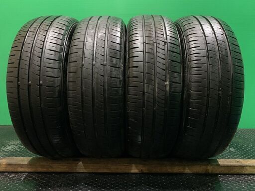 DUNLOP ENASAVE EC204 185/60R15 15インチ 夏タイヤ 4本 20～21年製 バリ溝 ヤリス シエンタ カローラ… (tanikawa_s) 中の島のタイヤ ...