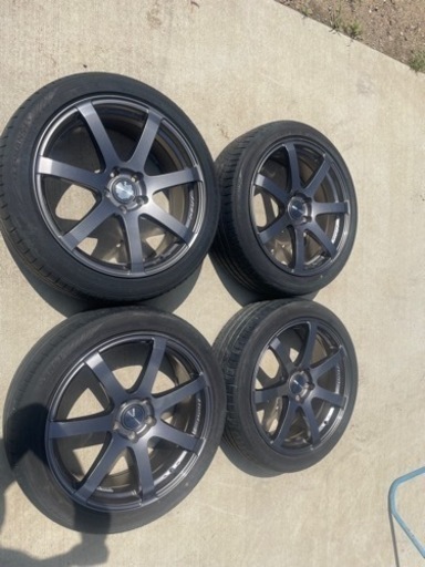 エンケイPF07 19インチタイヤ付き (ジムニーjb23 ) 関のタイヤ、ホイールの中古あげます・譲ります｜ジモティーで不用品の処分