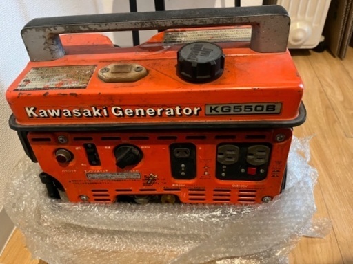 Kawasaki KG550B (Aki) 中津の生活家電《発電機》の中古あげます・譲ります｜ジモティーで不用品の処分