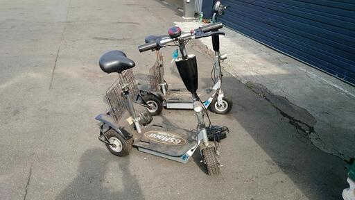 商談中GSMOON E-SCOOTER電動キックスクータージャンク2台 (車楽) 札幌の車のパーツの中古あげます・譲ります｜ジモティーで不用品の処分