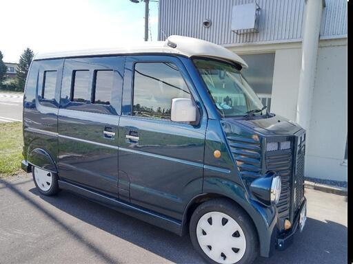 エブリィエブリィワゴン車検ありPZターボ 4WD DA64W エアコンパワステカスタム (ひろ) 上川のエブリイの中古車｜ジモティー