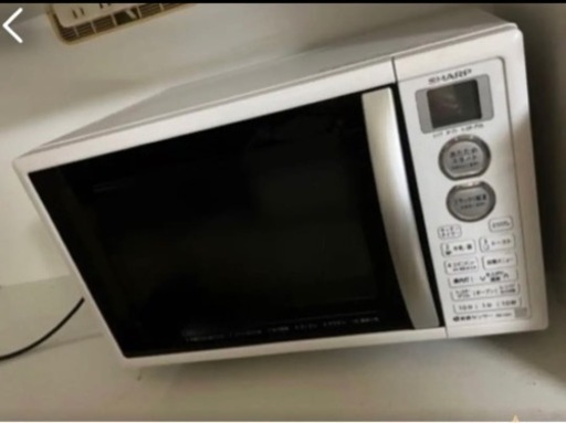 SHARP オーブンレンジ RE-CE4-KW 2017年製 (炭谷) 池尻のキッチン家電《電子レンジ》の中古あげます・譲ります｜ジモティーで不用品の処分