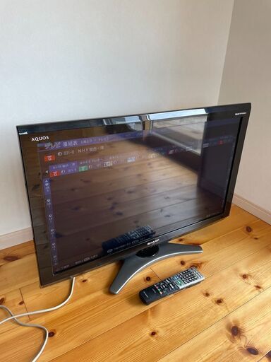 SHARP シャープ 液晶カラーテレビ32型 LC-32E7 2010年製 リモコン B-CASカード付属 (Reply-re) 白子のテレビ ...