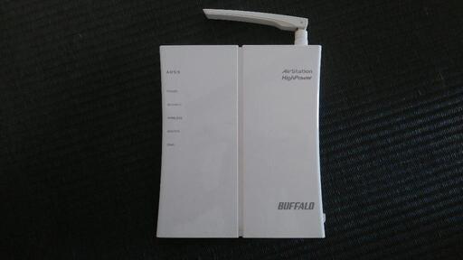 値下げ300→100Wi-FiルーターBUFFALO (千手柱間) 高島の家電の中古あげます・譲ります｜ジモティーで不用品の処分