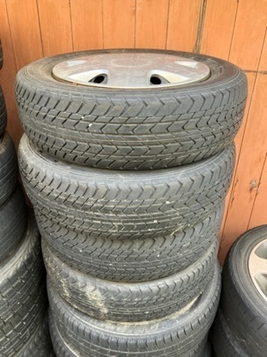 軽自動車鉄ホイール夏タイヤFalken 155/55 R13 4本 (まさ) 富田のタイヤ、ホイールの中古あげます・譲ります｜ジモティーで不用品の処分