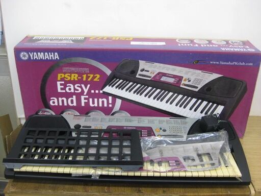 YAMAHA ヤマハ PORTATONE ポータトーン キーボード PSR-172 61鍵盤 (リユース店・ユーコン) 鴻池新田の鍵盤楽器 ...