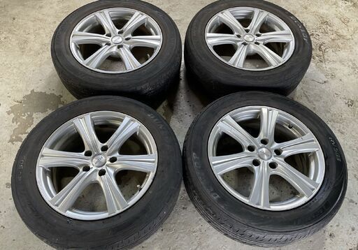 【TH-014】ホイール+ダンロップタイヤセット☆215/60R17☆17x7J 5穴/38 (78オートjmty店) 札幌のタイヤ、ホイール ...
