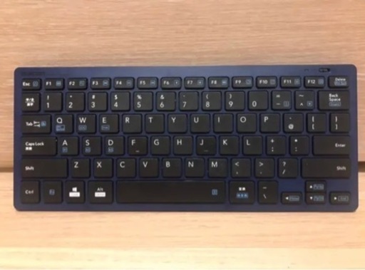 ELECOM TK-FBP102BU Bluetooth キーボード 無線 (こたろう) 勝どきの周辺機器の中古あげます・譲ります｜ジモティーで不用品の処分