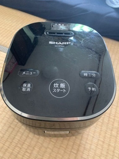 SHARP(2019年購入2年間使用)3合炊き炊飯器 (ゆっき) 直方のキッチン家電《炊飯器》の中古あげます・譲ります｜ジモティーで不用品の処分