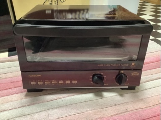 【リサイクルサービス八光】2021年製コイズミ オーブントースター 1200W 3枚焼き レッド KOS-1215/R (八光) 鹿児島のキッチン家電《オーブントースター》の中古あげます・譲り ...