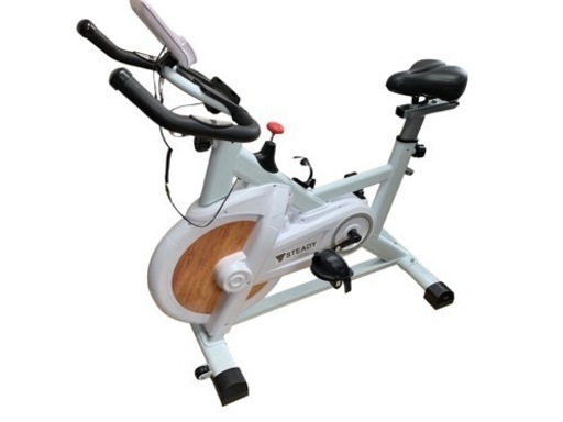 2022年購入 STEADY スタディ ST-128 静音 フィットネスバイク スピンバイク エアロバイク エクササイズ (ダブルレモン ...