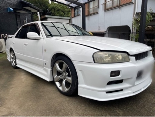 日産 スカイライン HR34 5MT RB20DE セダン 4ドア (CarAtelier) 鹿児島のスカイラインの中古車｜ジモティー