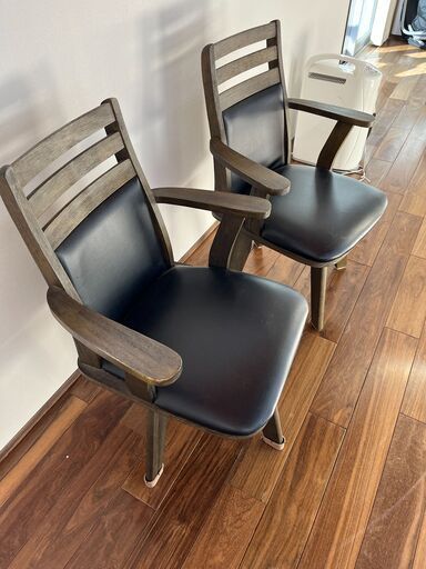 椅子（ダイニングチェア）2脚取りに来てくれる方ゆずります (リラックママ) 広神戸の家具の中古あげます・譲ります｜ジモティーで不用品の処分