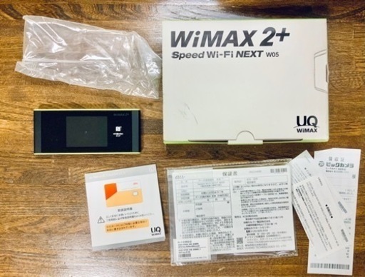 二日間限定！美品！定価16500円モバイルルーターWiMAX 2+ Speed Wi-Fi NEXT W05 HWD36 ブラック×ライム (さとう) 松本のその他の中古あげます・譲ります ...