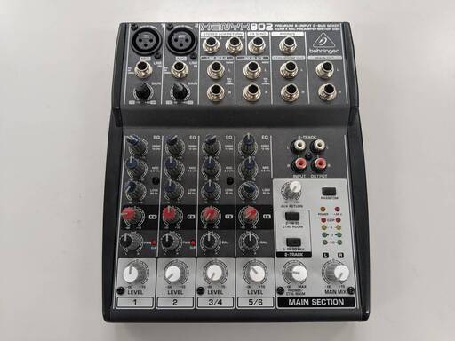 [ST848] ジャンク品BEHRINGER XENYX 802 ベリンガー ミキサーアダプター欠品 現状販売神田店舗 (株式会社ソウユー ...