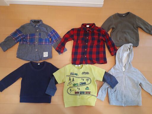 【USED】子供服80～90サイズ 6点Moujonjon、H&Mなど★一部ネーム入り (ヨウスケ) 町田のキッズ用品《子供服》の中古あげます・譲ります｜ジモティーで不用品の処分