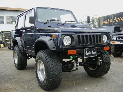 美車 4年 ジムニー JA11V改 5速 エアコン パワステ リフトアップ オーバーフェンダー エアロッカー カスタム改造多数 (サンコーオート) 箱根ケ崎のジムニーの中古車｜ジモティー