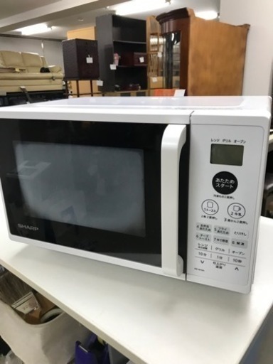 取引場所南観音A 2311-419 SHARP 電子レンジ2019年製RE-M16A-W 汚れキズあり動作確認済み (激安！！おたから塾) 舟入南のキッチン家電《電子レンジ》の中古あげます ...