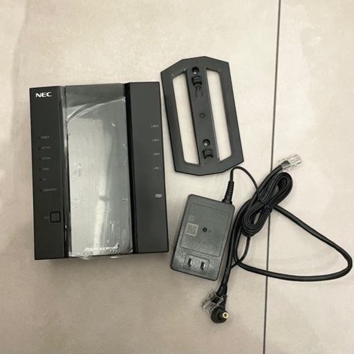 【11/30まで値下げ中！】Wifiルーター/NEC AX3000HP/ Wifi6対応 (ジョン) 学芸大学の生活家電の中古あげます・譲ります｜ジモティーで不用品の処分