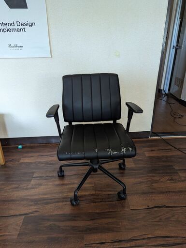 オフィスチェア (Kurok) 浦添の椅子《チェア》の中古あげます・譲ります｜ジモティーで不用品の処分