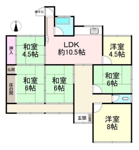 ファミリー向け6LDK初期費用🆓55,000円🐶ペット可🎁 (su) 吉野の賃貸（マンション/一戸建て）の不動産・住宅情報・無料掲載の掲示板｜ジモティー