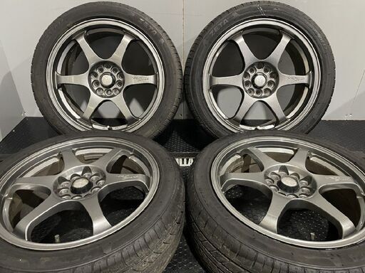 【ZETA ZTR10 215/45ZR17】夏タイヤ【VEX sport 17インチ 7J5HPCD100/114.3+48】バリ溝 プリ ...