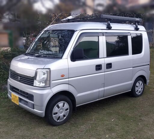 【車中泊ベッドキット付】スズキ エブリイ ワゴン DA64W キャンパー＆車いす移動車 車検満タン令和8年1月 スローパー (トラえもん) 笠間のエブリイの中古車｜ジモティー