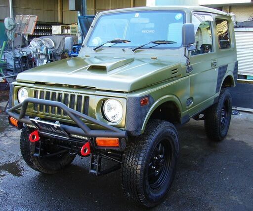 7年 最終5型 ジムニー JA11V改 リフトアップ公認 5速 エアコン パワステ 実走行 カスタム多数 (サンコーオート) 箱根ケ崎のジムニーの中古車｜ジモティー