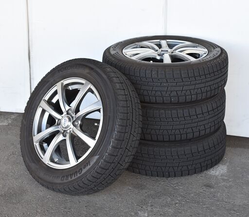 【ヤ取終了1 18】≪zyt1216ジ≫ 15インチ スタッドレスタイヤ4本セット アルミホイール付 ヨコハマ Ice Guard Ig50