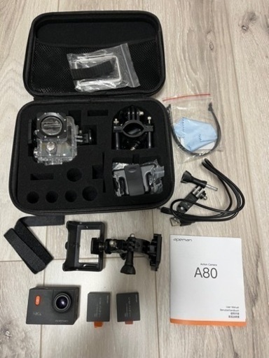 【値下げ】アクションカメラapeman A80 GoPro hero (ふーご) 高砂のカメラ《トイカメラ》の中古あげます・譲ります ...