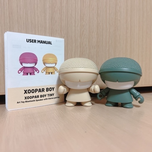 xoopar boy tiny ブルートゥーススピーカー2台セット (むぎ ︎値下げ応相談) 函館のオーディオ《スピーカー》の中古あげます ...