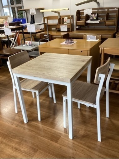 テーブル椅子(2脚)セット【町田市再生家具】232583 (ショップまちエコ ) 町田のダイニングセットの中古あげます・譲ります｜ジモティーで ...