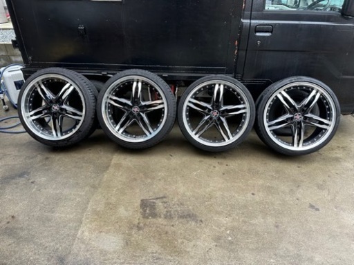 激安AME STEINER 20インチ 4本セット PCD114.3 (unkworks) 山の街のタイヤ、ホイールの中古あげます・譲ります｜ジモティーで不用品の処分