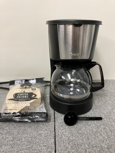 dretec コーヒーメーカーリラカフェ CM-100BK (しげん屋🌟予約制) あまのキッチン家電《コーヒーメーカー》の中古あげます・譲ります｜ジモティーで不用品の処分