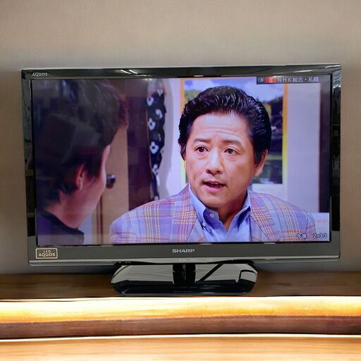 24C098_ジ5 SHARP シャープ AQUOS LC-24K9 LED液晶テレビ 24インチ 2013年製【来店引取歓迎】 (ファインドプレイス) 札幌のテレビ《液晶テレビ》の中古あげ ...