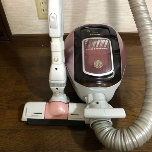 【2011年製】 TOSHIBA 東芝 VC-PA9(P) (うどん) 一社の生活家電《掃除機》の中古あげます・譲ります｜ジモティーで不用品の処分
