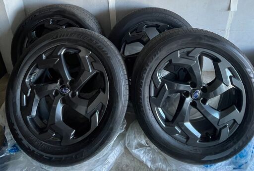 2022年度スバルXV18インチ夏タイヤセット純正ホイール (鄧春雷) 岩見沢のタイヤ、ホイールの中古あげます・譲ります｜ジモティーで不用品の処分